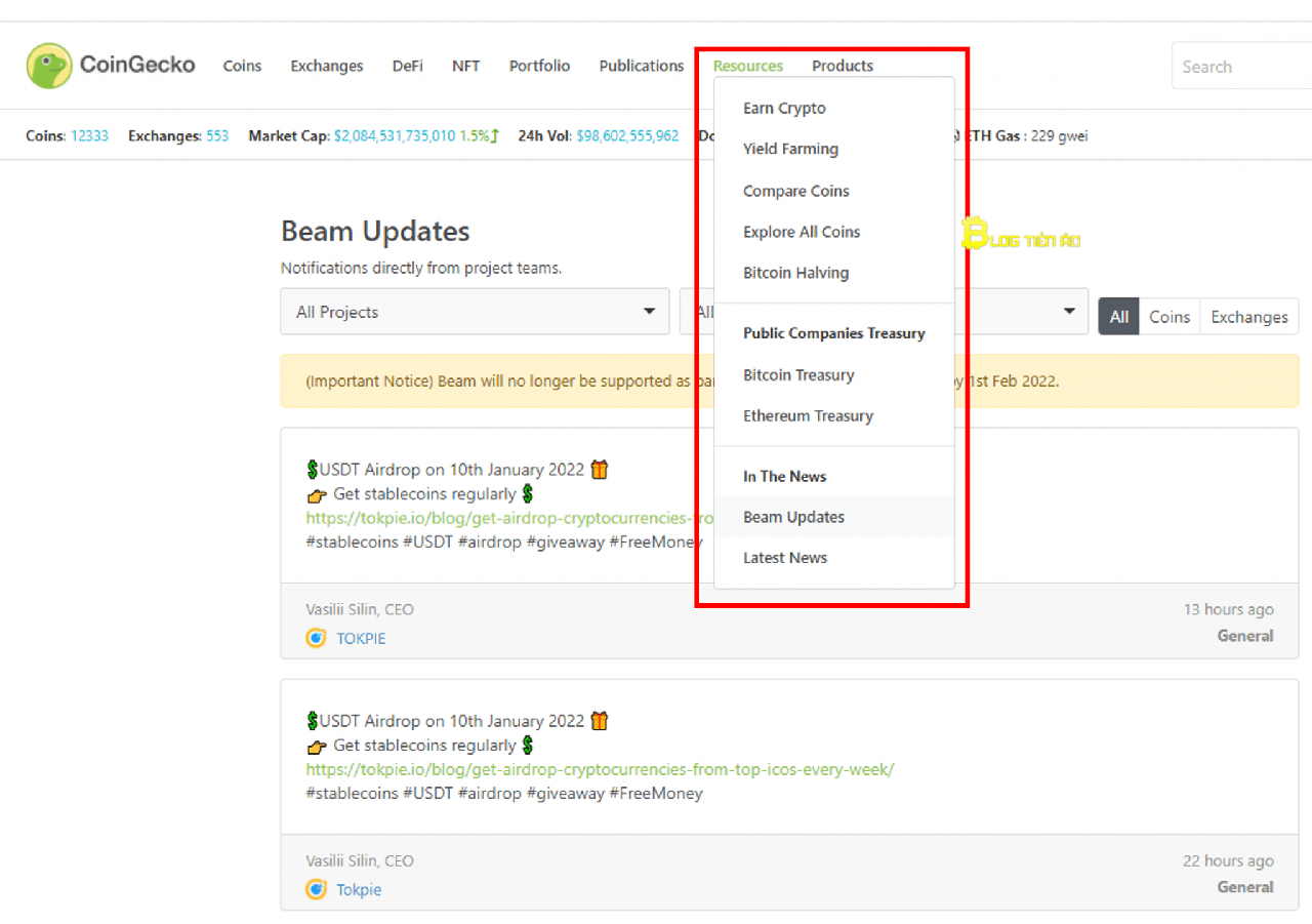 Coingecko là gì? Nguồn dữ liệu và những phân tích hay mà bạn nên biết