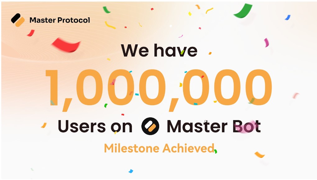 Master Bot đạt 1 triệu người dùng và ra mắt tính năng mới $TON-Earning